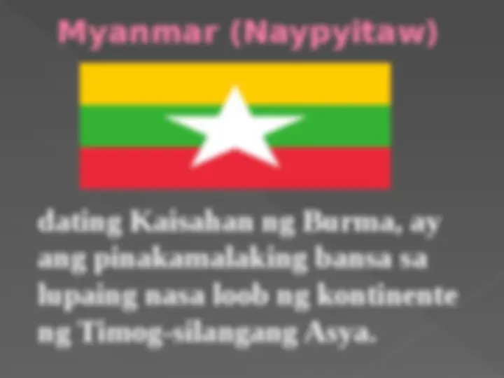 mga bansa sa timog silangang asya | Lecture notes History | Docsity
