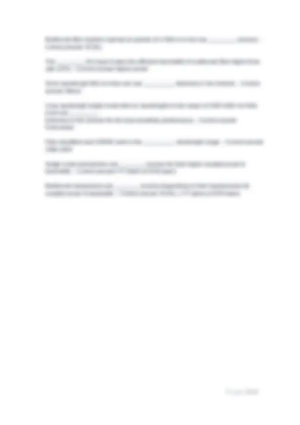 FOA Reference Guide to Fiber Optics Exam Questions | Exams Optics | Docsity