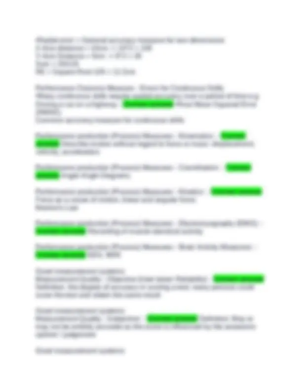 Characteristics of Motor Skills and Motor Learning | Exams Physical Education and Motor Learning ...