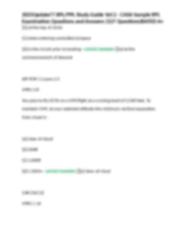 2024 Update!!! RPL/PPL Study Guide Vol 2 - CASA Sample RPL Examination ...