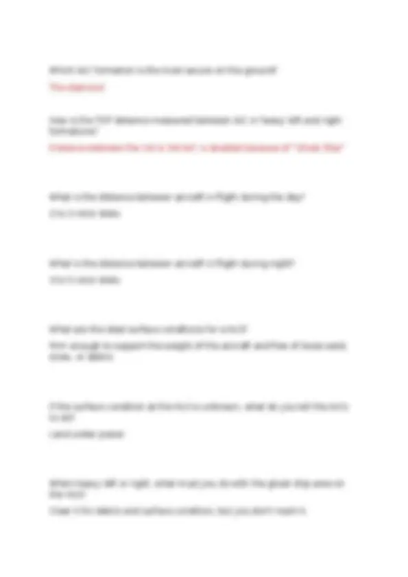 Pathfinder Aircraft Landing and Movement Procedures | Exams Nursing ...