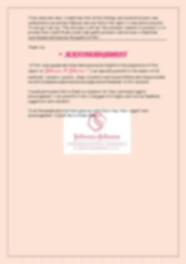 Johnson & Johnson India: A Case Study on Baby Care and Health Care ...