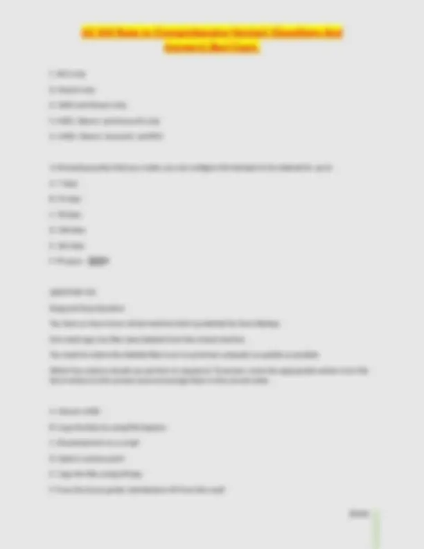 Azure Virtual Machines and Networking: AZ-104 Exam Questions and ...