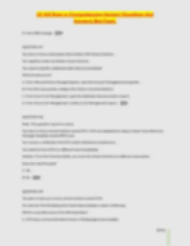 Azure Virtual Machines and Networking: AZ-104 Exam Questions and ...
