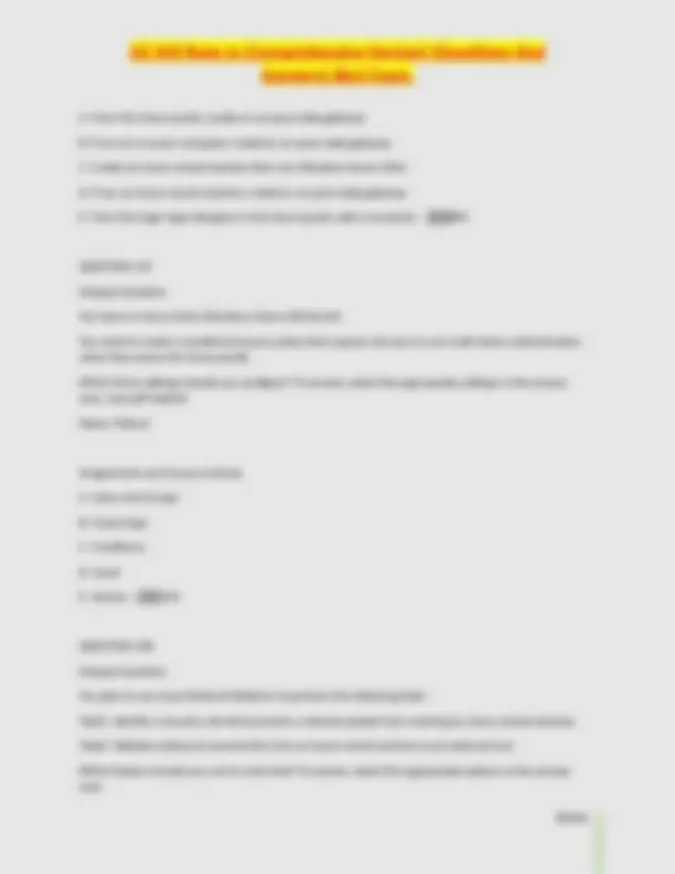 Azure Virtual Machines and Networking: AZ-104 Exam Questions and ...