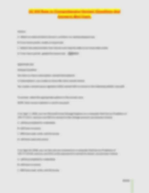 Azure Virtual Machines and Networking: AZ-104 Exam Questions and ...