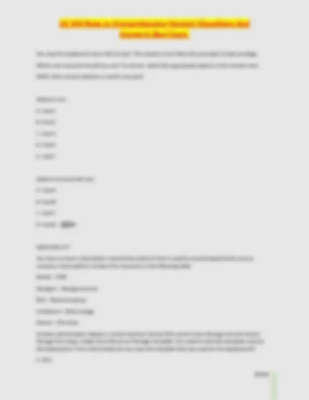 Azure Virtual Machines and Networking: AZ-104 Exam Questions and ...