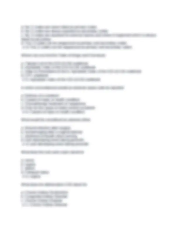 ICD-10-CM Coding Practice Exam Questions and Answers for 2024 | Exams Medicine | Docsity