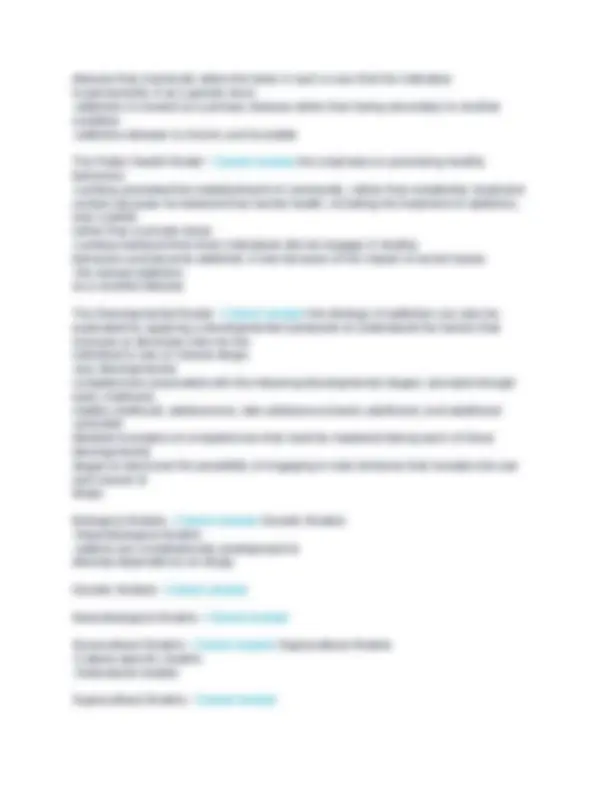 Major Theories of Addiction: A Comprehensive Study Guide | Exams ...