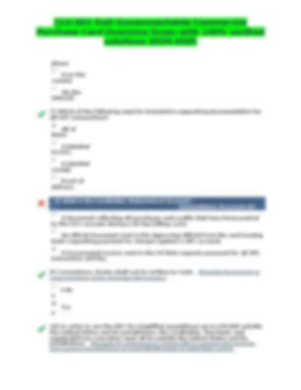 DoD Governmentwide Commercial Purchase Card Overview Exam Solutions ...