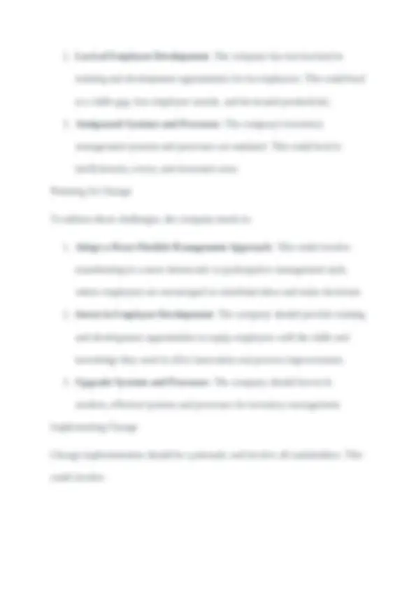 Transitioning a Manufacturing Company to a Learning Organization ...