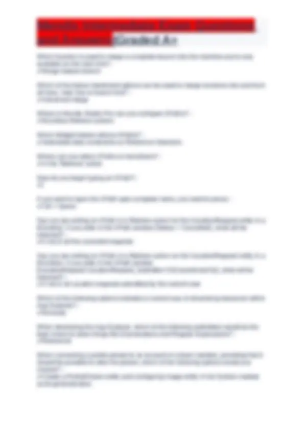 Mendix Intermediate Exam Questions and Answers Graded A+.docx | Exams ...