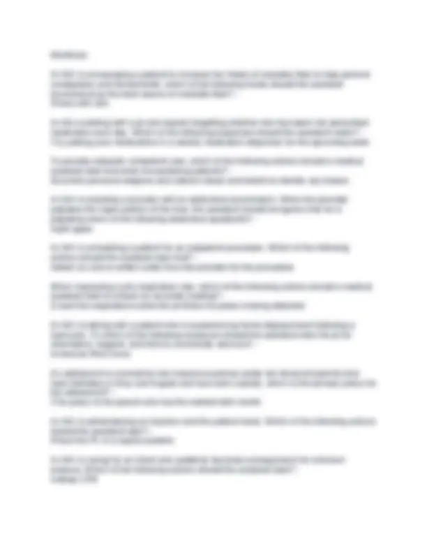 Medical Assistant Practices and Procedures | Exams Medicine | Docsity