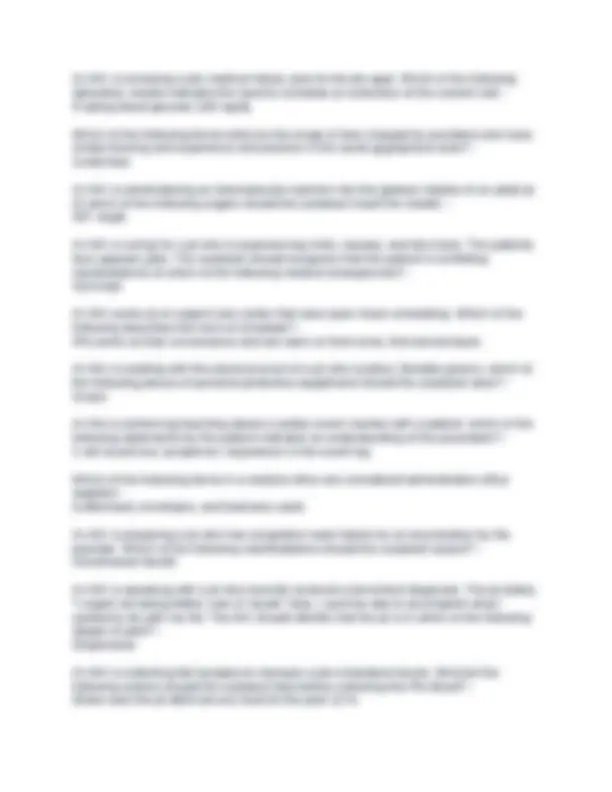 Medical Assistant Practices and Procedures | Exams Medicine | Docsity