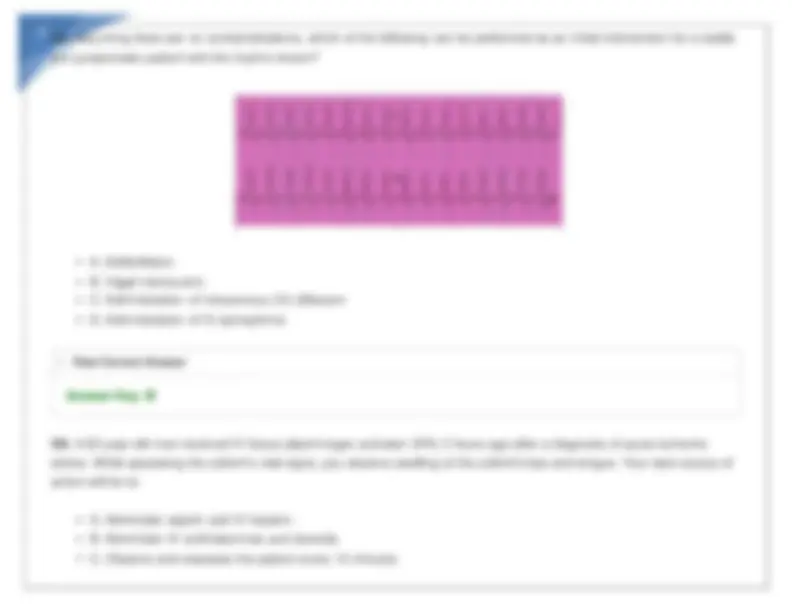 AHA ACLS Post Test Questions and Answers 2024 | Exams Nursing | Docsity