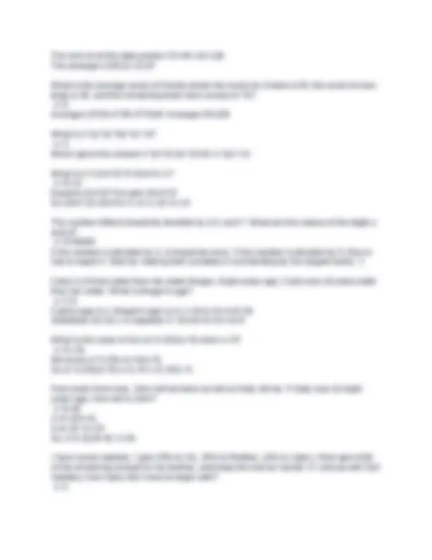 MATH CASA Questions with Answers 2024 | Exams Mathematics | Docsity