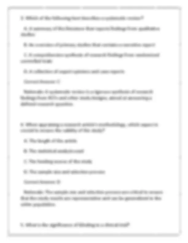 Understanding the Role of Systematic Reviews in Nursing Research ...