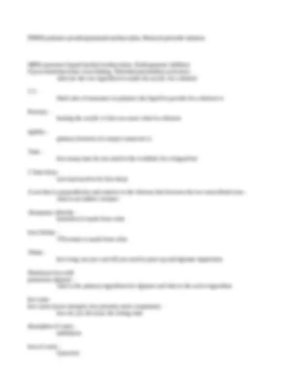 NBDE Part II Prosthodontics Study Notes | Exams Medicine | Docsity