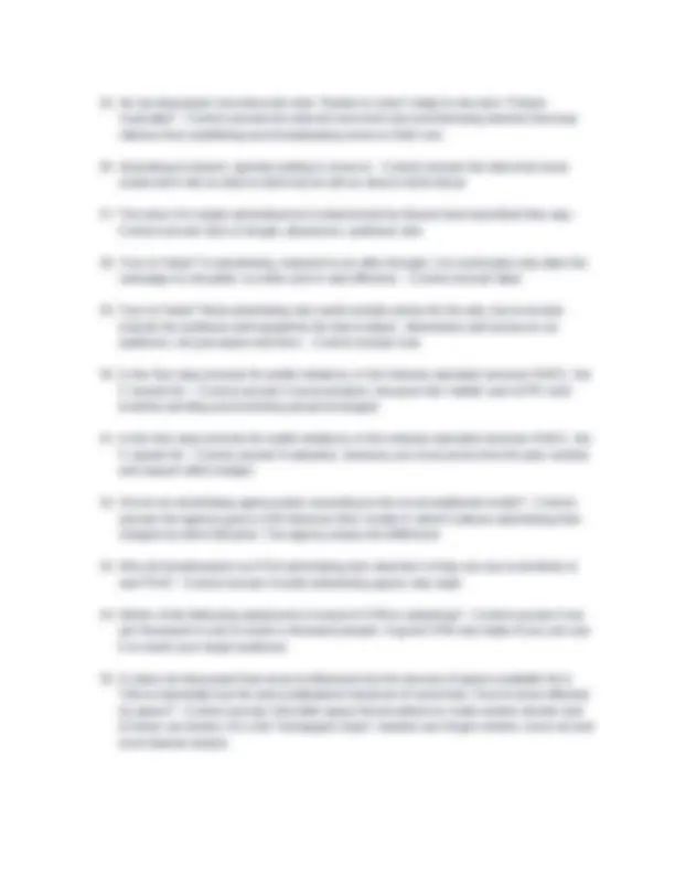 CCI 150 Final Exam Review: Media and Public Relations | Exams Power Distribution and Utilization ...