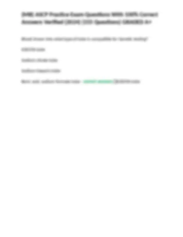 MB ASCP Practice Exam Questions: Molecular Biology and Genetics | Exams ...