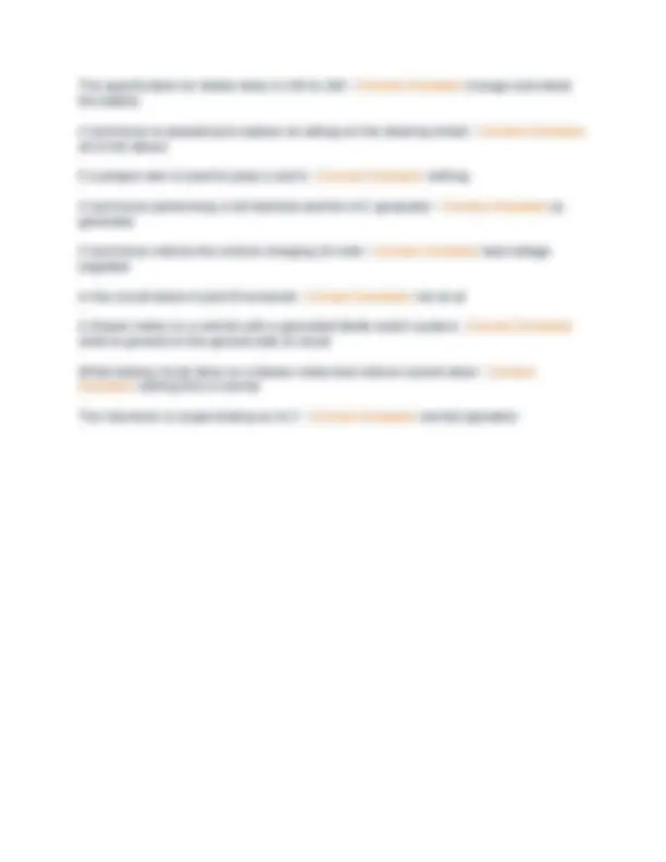 SOS Mechanic Certificate - Electrical Midterm Exam Answers | Exams ...