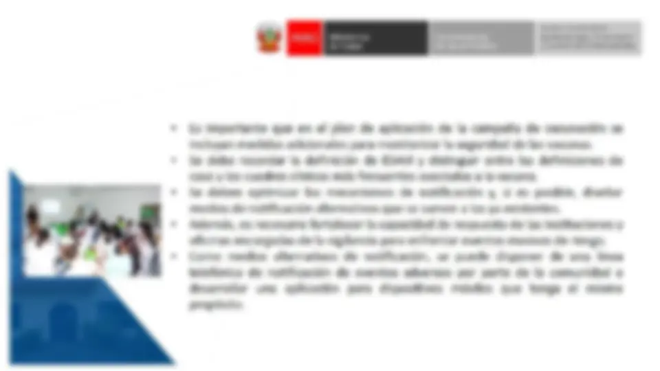 Vigilancia de Eventos Supuestamente Atribuidos a la Vacunación o ...