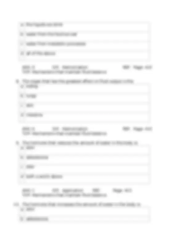 Body Fluid Compartments and Mechanisms that Maintain Fluid Balance ...