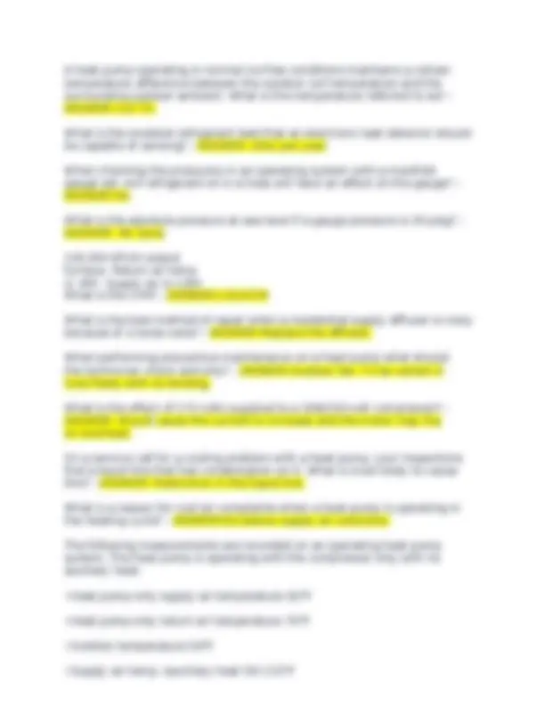 HVAC NATE Heat Pump|171 Questions with Correct Answers| Verified 2024 ...