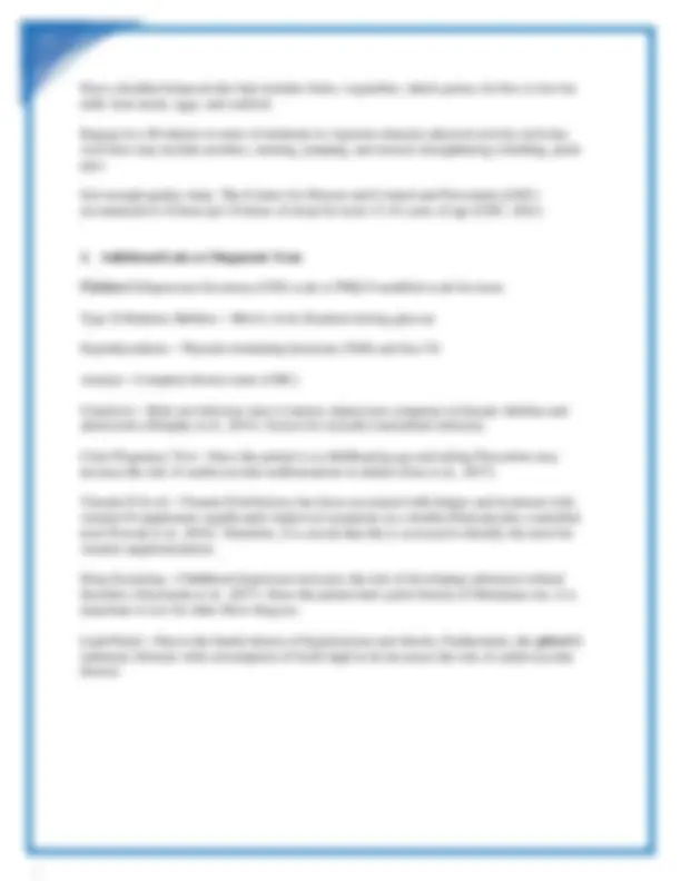 Jacqueline Russell Ihuman Case Study Reason for Fatigue | Exams Nursing | Docsity