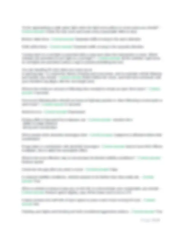 Drivers Ed Final (Oregon) 58 Questions with Verified Answers. | Exams ...