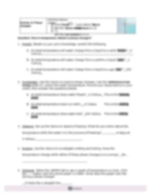 AERO 623 M1L3M1 Phase Changes Gizmo Texas A&M University | Assignments ...