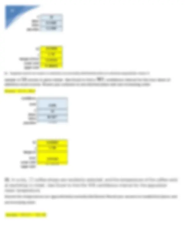 MATH 225N MATH Week 6 Confidence Intervals Questions and answers ...