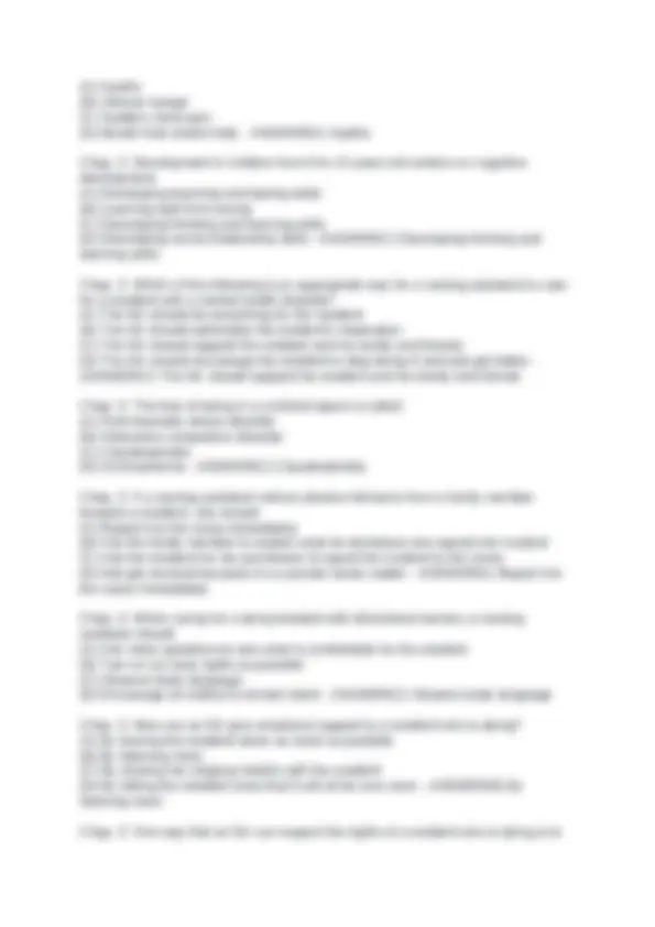 Hartman's Nursing Assistant Care Chapter 3 Exam Questions & Answers 100 ...