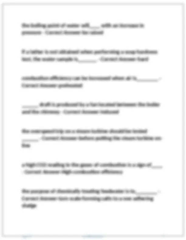 Stationary Steam Engineer License Prep Exam With 100% Correct Answers ...