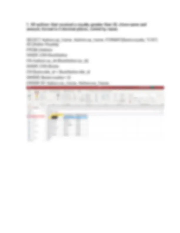 IT163Unit 8 Assignment 1.The Name, City and State of all em | Lecture ...