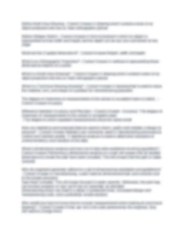 PLTW Intro To Engineering Design End Of Course Assessment Study Guide ...