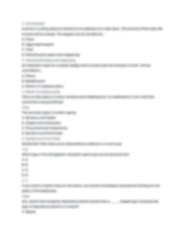 State of Texas Security Level II Certification Questions and Answers ...