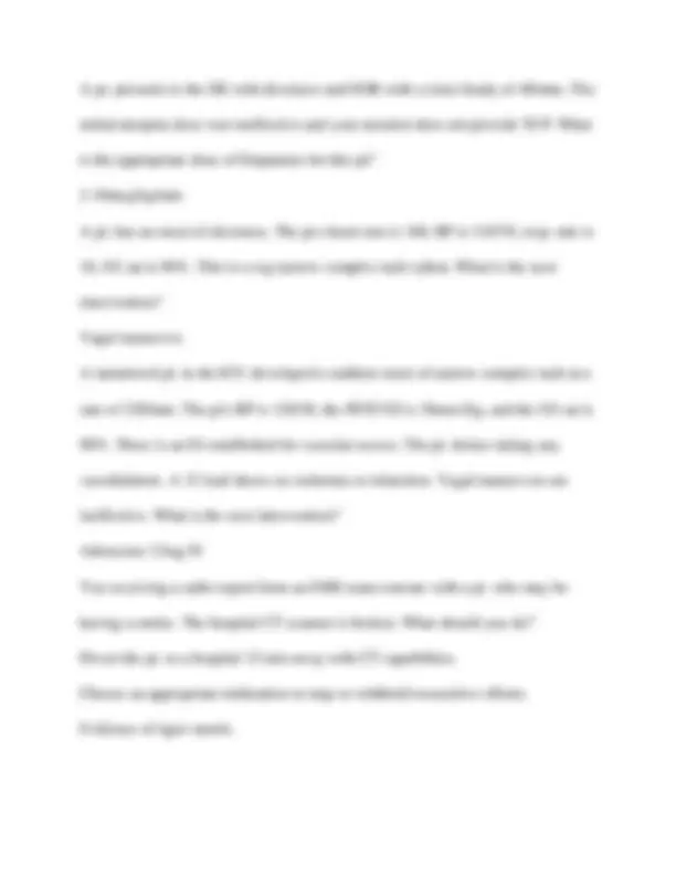 AHA ACLS Written Test-All Answers Correct | Exams Cardiology | Docsity