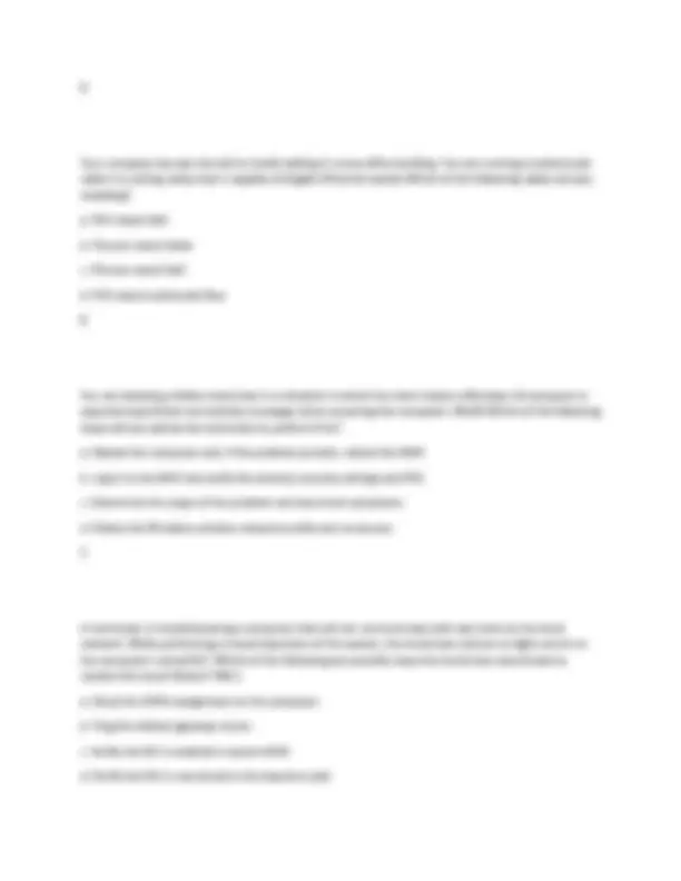 2024 CompTIA A+ Certification Exam Core 1 (220- 1101) PRE ASSESSMENT ...