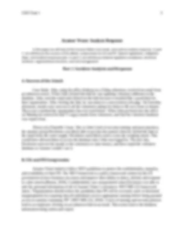 Azumer Water Analysis Response Table of ContentsAzumer Water | Lecture ...