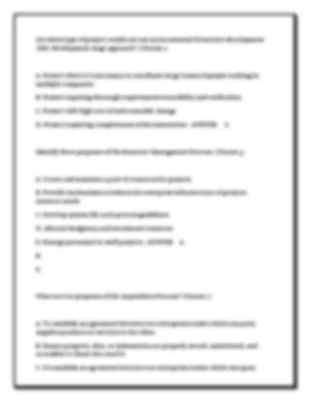 INCOSE ASEP Preparation Exam Questions and Answers 2024 | Exams Nursing ...