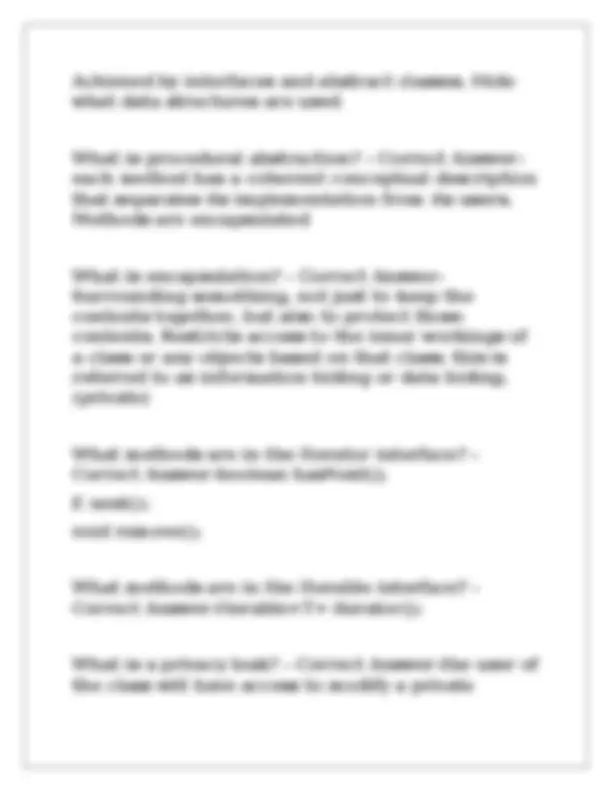 CMSC 132 Final Study Exam With 100% Correct Answers 2024 | Exams Advanced Education | Docsity