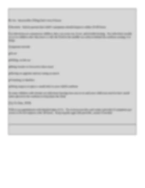 PEDIATRIC FILLABLE SOAP NOTE TEMPLATE | Exams Nursing | Docsity