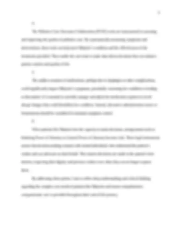 Case Study: Five Wishes | Essays (high school) Ethics | Docsity