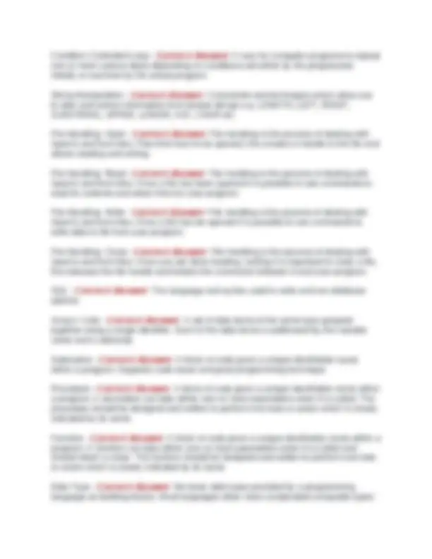 Computer Science 9 – 1 practice examination question and the correct ...