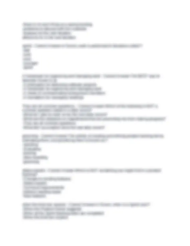 Agile Software Engineering Practices and Principles | Exams Advanced Education | Docsity