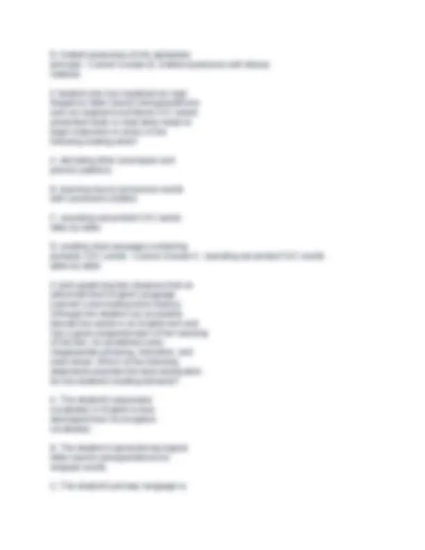 MTTC 103 Elementary Education Sample Multiple Choice Questions and ...