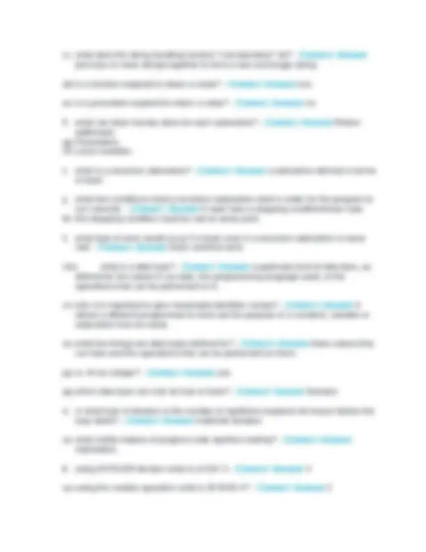 Computer science level Paper 1 examination review test questions and ...