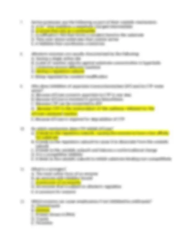 LSU BIOL 4087 Exam 2 Multiple Choice Questions and Answers | Exams ...