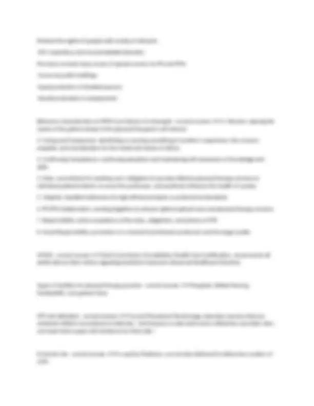 Introduction to Physical Therapy Assistant (PTA) Exam 1 Study Guide ...